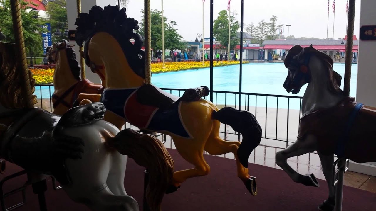 Columbia Carousel Six Flags Great America 5-20-15 - YouTube