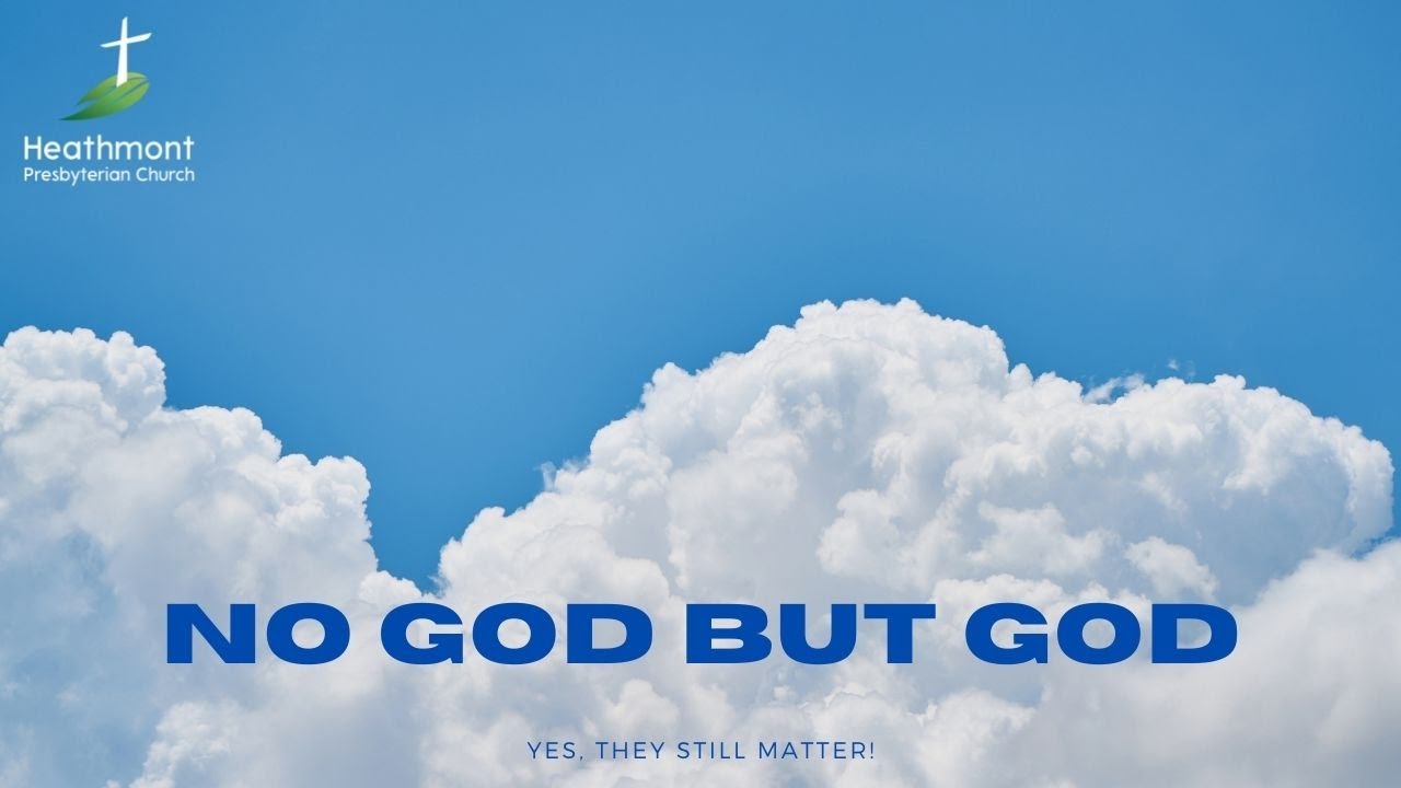 No God but God. Exodus 20:1-3 - YouTube