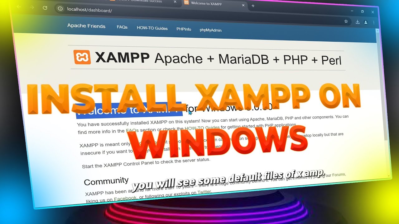 Turn your Windows PC to a Local Server | Install XAMPP on Windows (2024) - YouTube