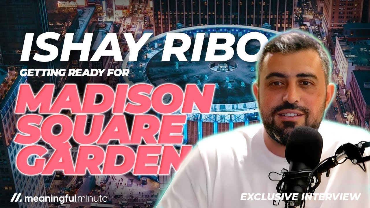 Ishay Ribo gets ready for Madison Square Garden! Exclusive interview ...