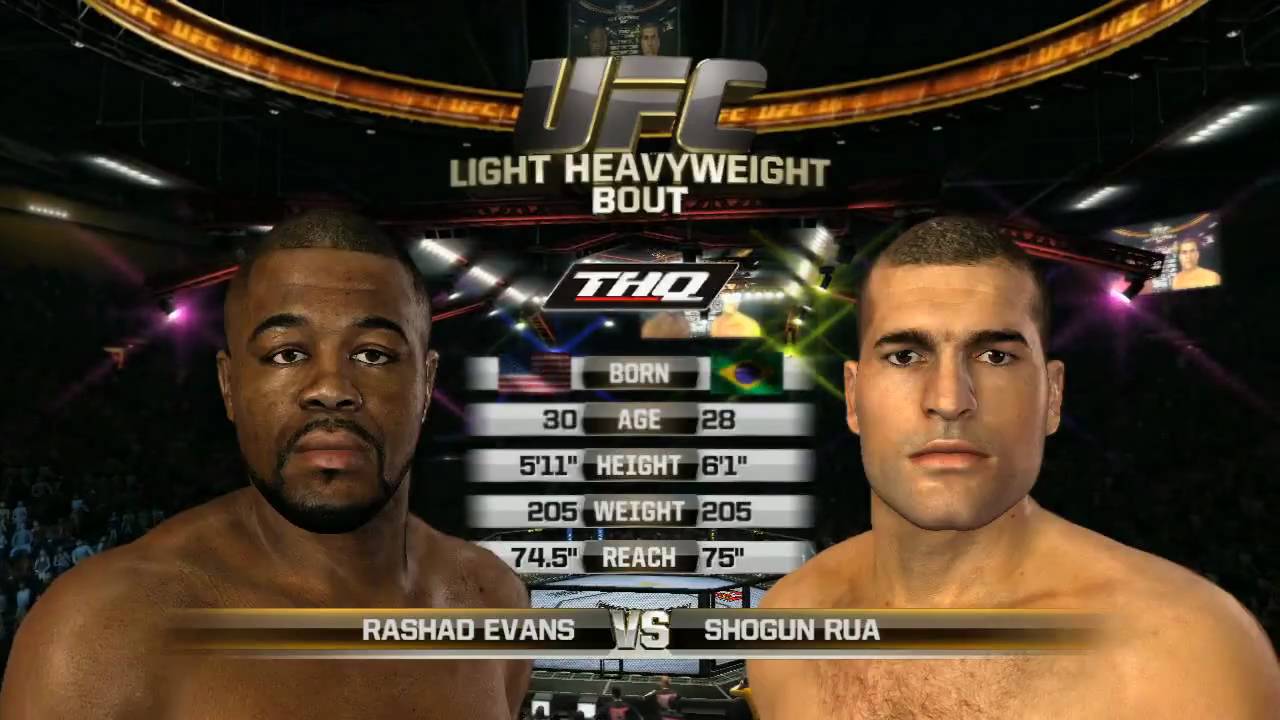 UFC Undisputed 2010 Rashad Evans Vs. Shogun Rua - YouTube