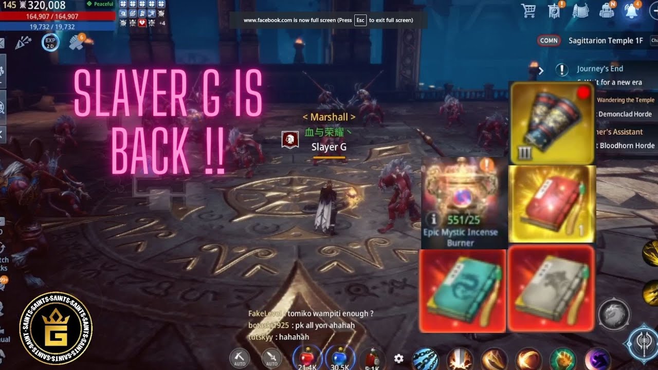 MIR4 - SLAYER G IS BACK, THE GREATEST F2P PLAYER IN THE PHILIPPINES ...