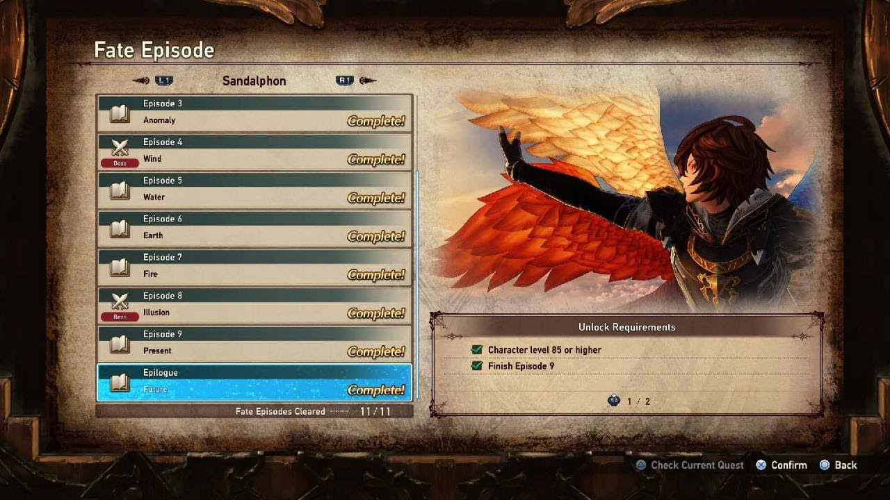 Granblue Fantasy: Relink - Sandalphon Fate episode Epilogue - YouTube