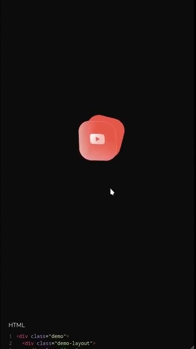 3D animation using Html and Css - YouTube