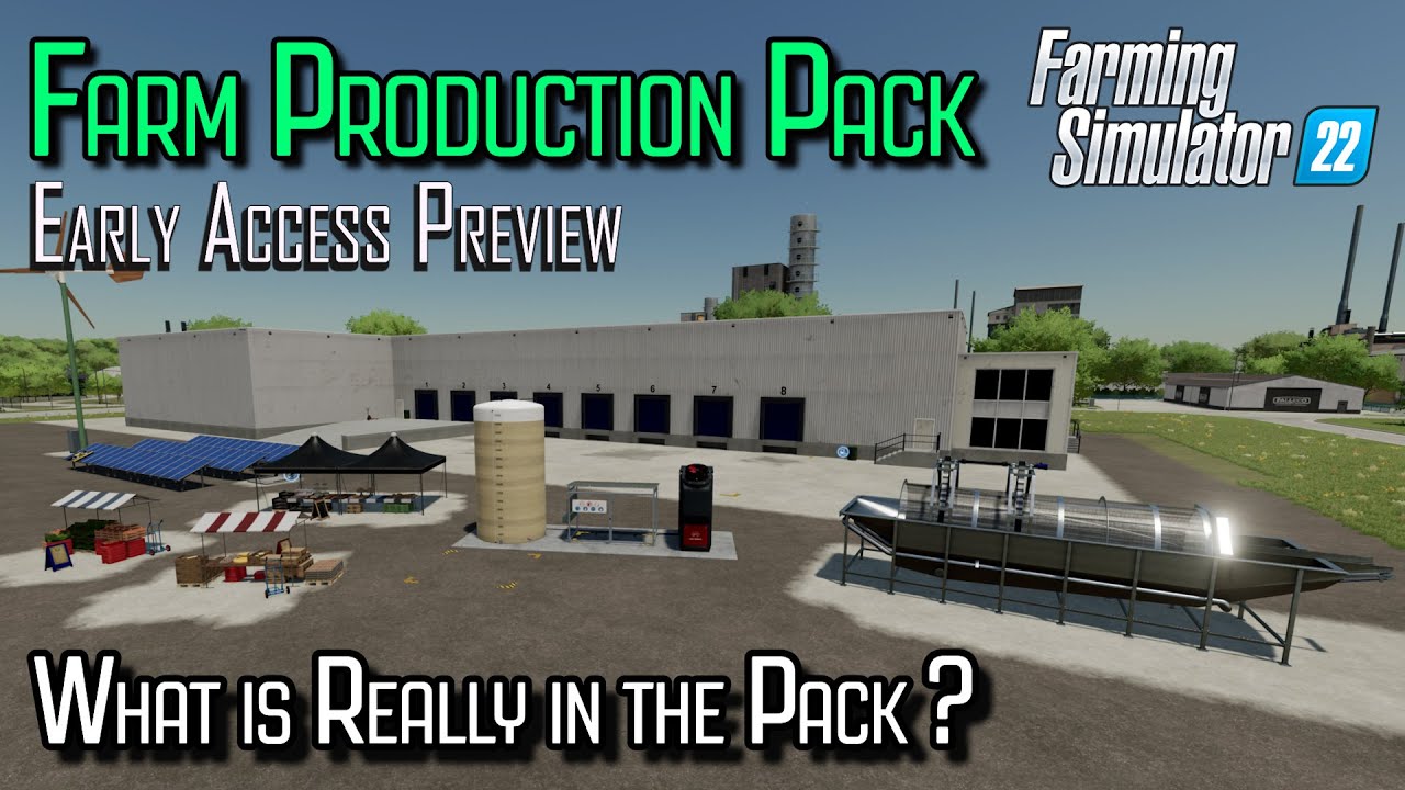 First Look At The New Farm Production Pack Dlc For Farming Simulator 22 ...
