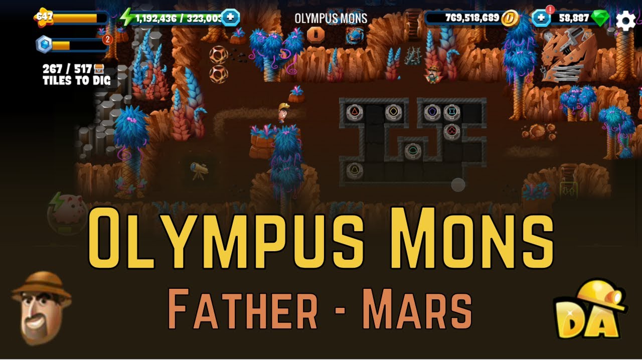 Olympus Mons - #13 Father Mars - Diggy's Adventure - YouTube