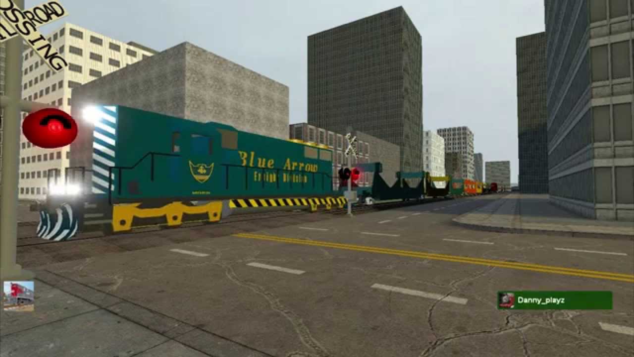 Garry's Mod Railroad crossings - YouTube