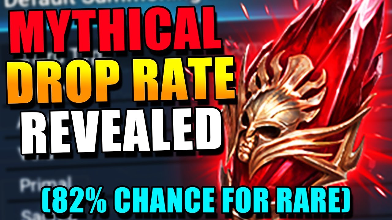 Mythical Shard Mercy and Drop Rates Revealed! | Test Server Raid ...