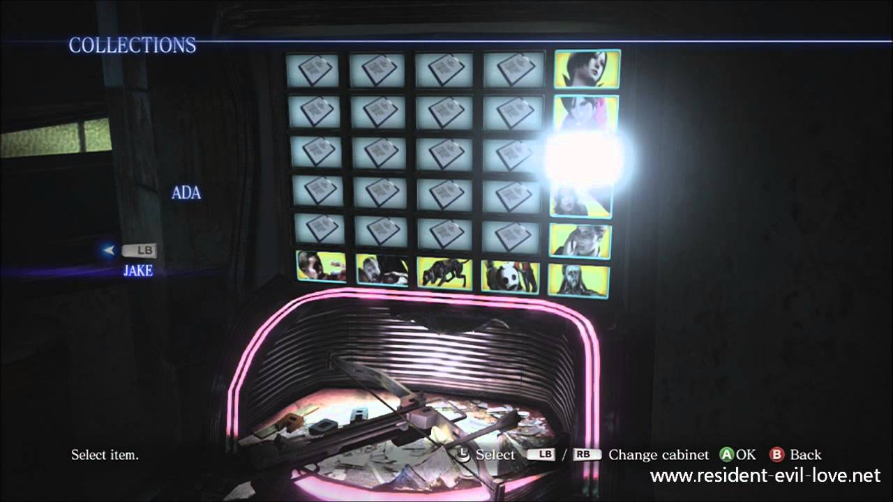 Resident Evil 6 - Rare Figures from Arcade Cabinet Collection - YouTube