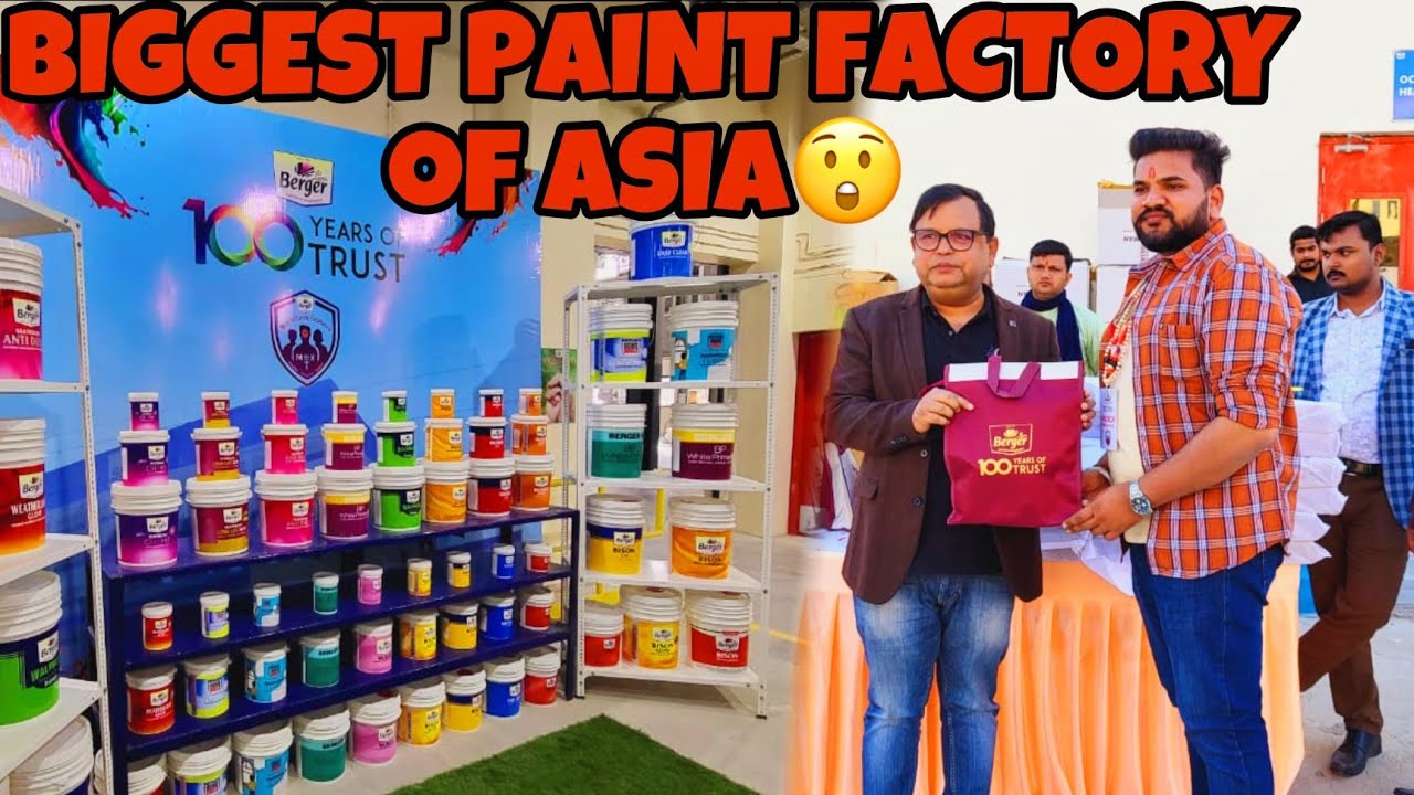 ASIA LARGEST PAINT FACTORY IN LUCKNOW SANDILA || LUCKNOW TRIP 2024 ...