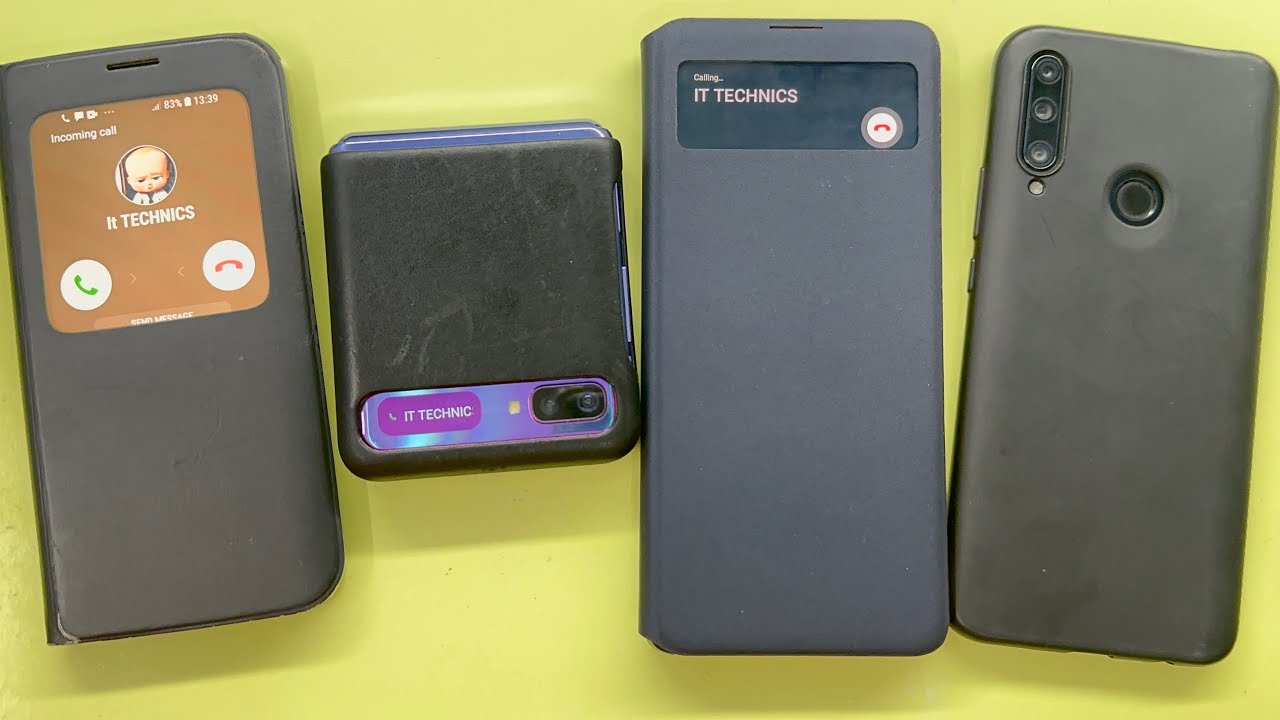 Incoming Call to Honor 9X (4 it Phone in a Folding Case With a Window ...