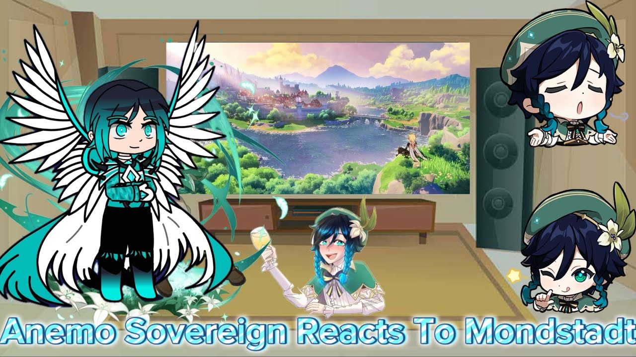 Past Anemo Sovereign Dragon Reacts To Mondstadt || Genshin Impact ...