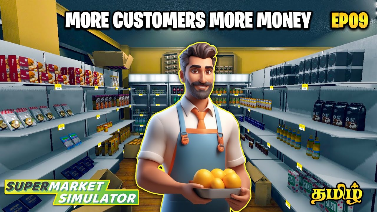 More Customers More Money in Supermarket Simulator || EP09 ...