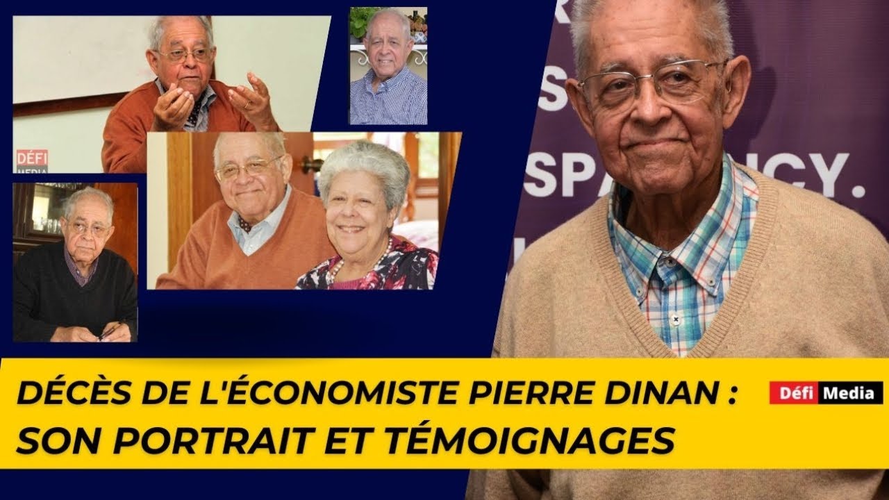 Décès de l’économiste Pierre Dinan : son portrait et témoignages - YouTube