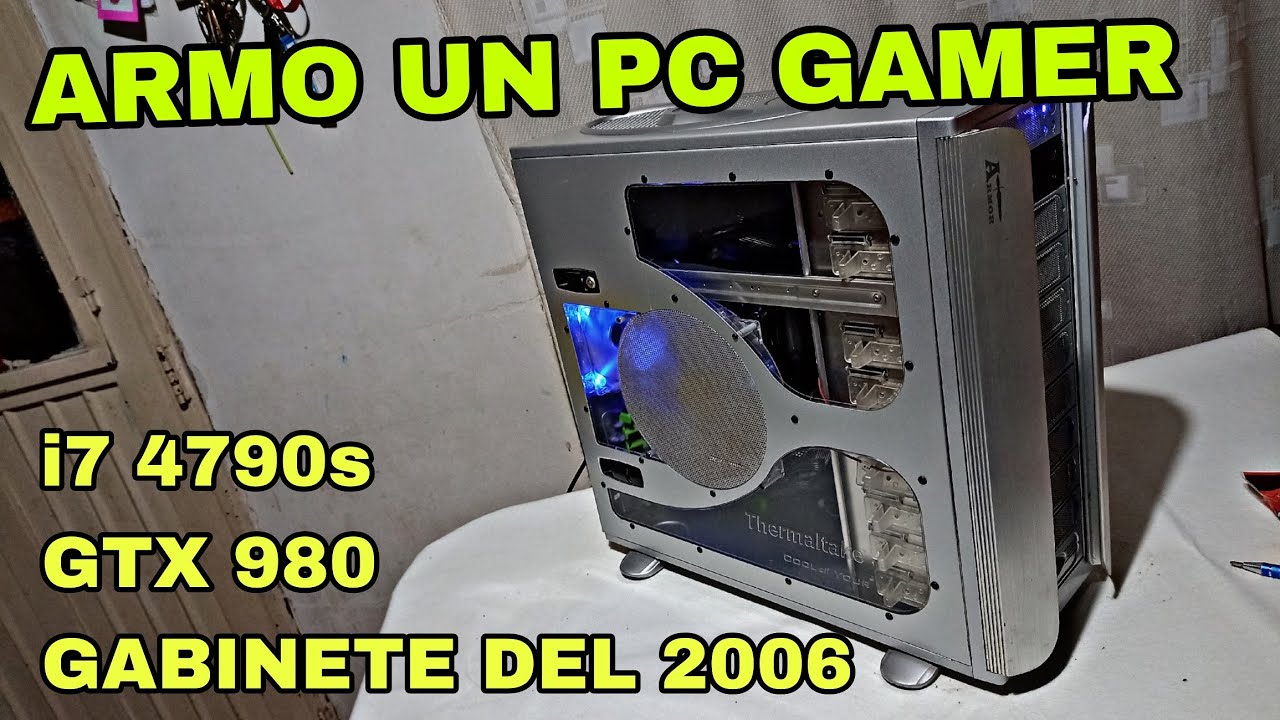 🔥Armo un PC GAMER en un Gabinete RETRO del 2006. Quedó INCREIBLE ...