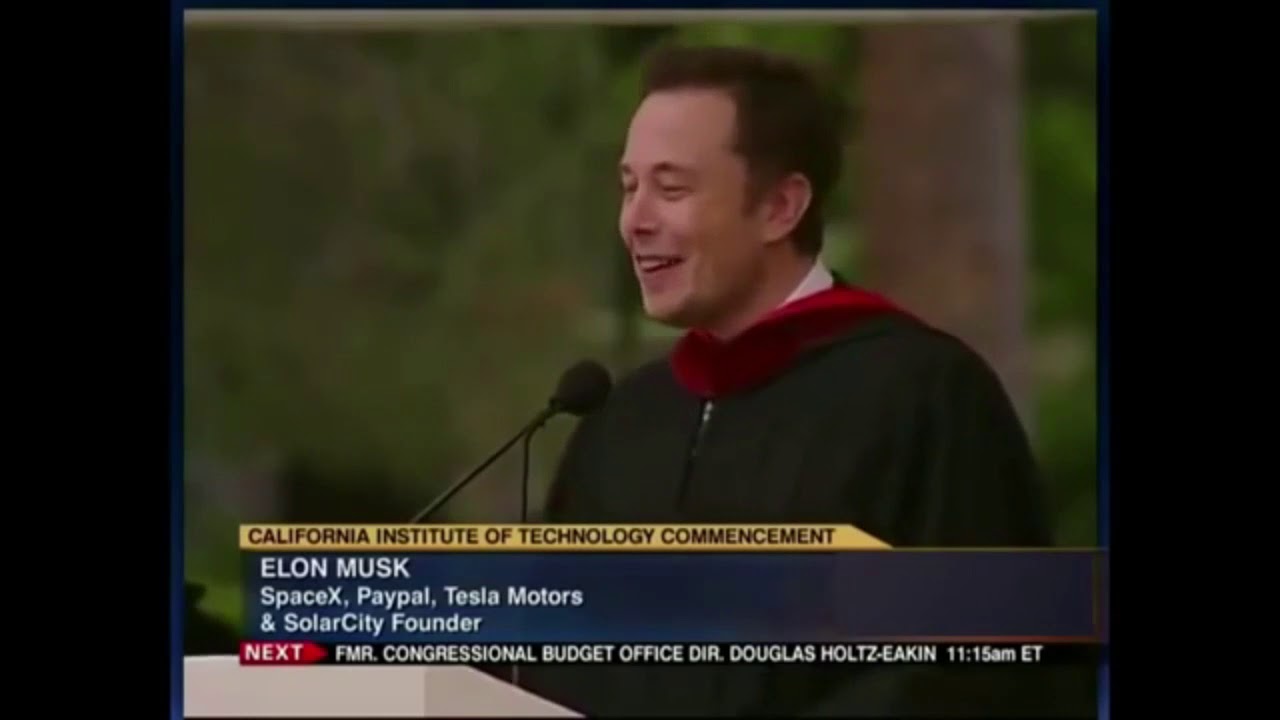 ELON MUSK GRADUATION SPEECH - YouTube
