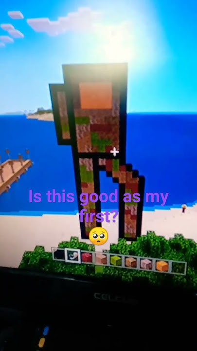 my first pixel 2d build Minecraft YouTube shorts - YouTube