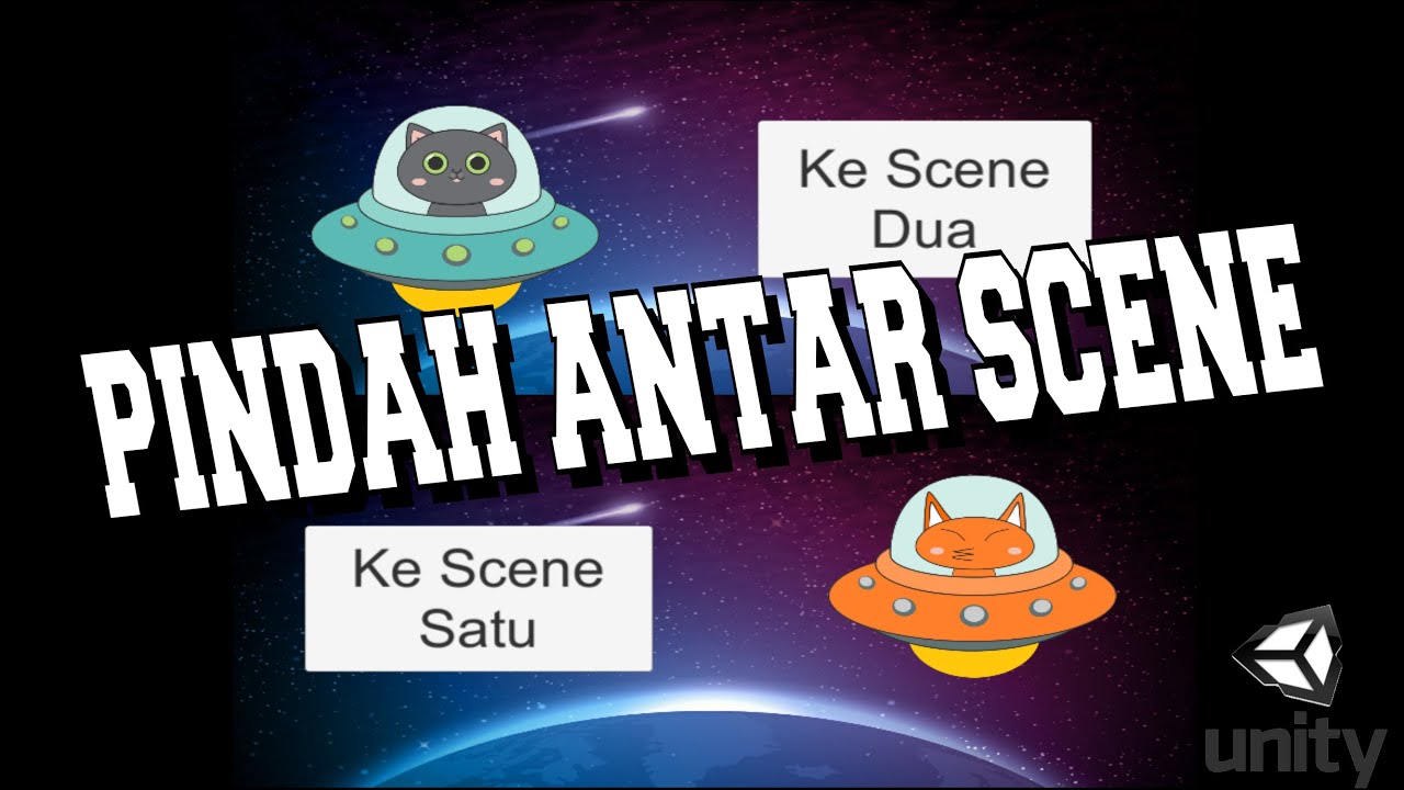 Tutorial Unity 2D Bahasa Indonesia - Berpindah Scene Dengan Menggunakan Button - YouTube