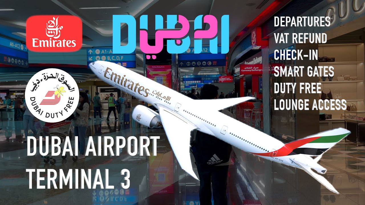 Dubai Airport | Terminal 3 Walkthrough |Emirates| #dubaiairport # ...