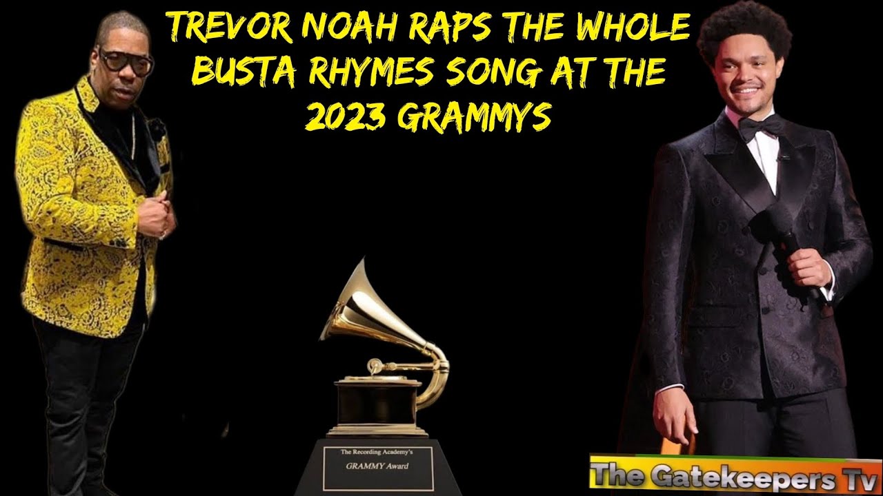Trevor Noah Raps Busta Rhymes 'Party Is Goin Over here' Legendary Song ...