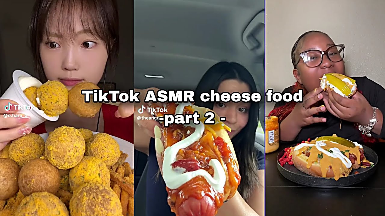 Tiktok ASMR cheese food 🥘 no talking 🔇 (part 2) - YouTube