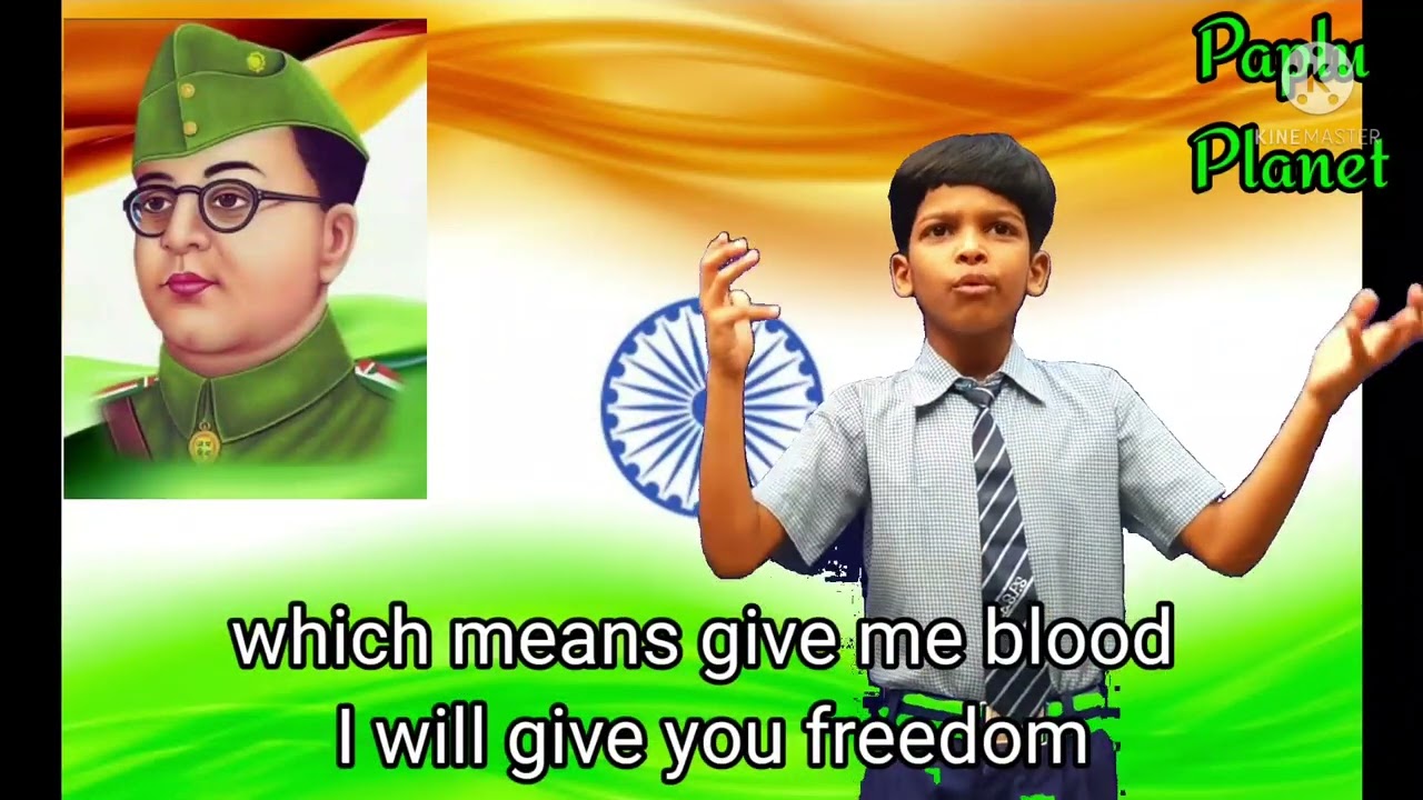 Famous slogans of Netaji Subhash Chandra Bose #shorts# - YouTube