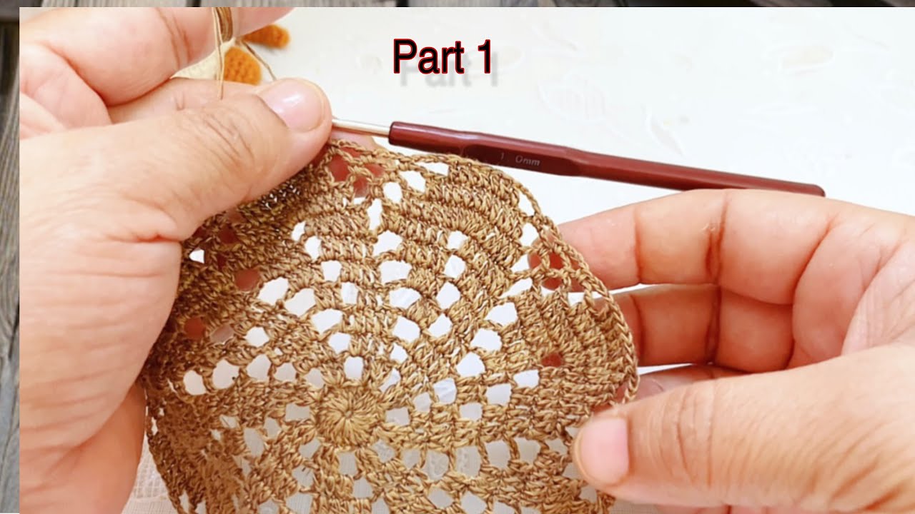 How To Crochet Prayer Cap For summer ||Free Pattern ||#Crochet Muslim ...