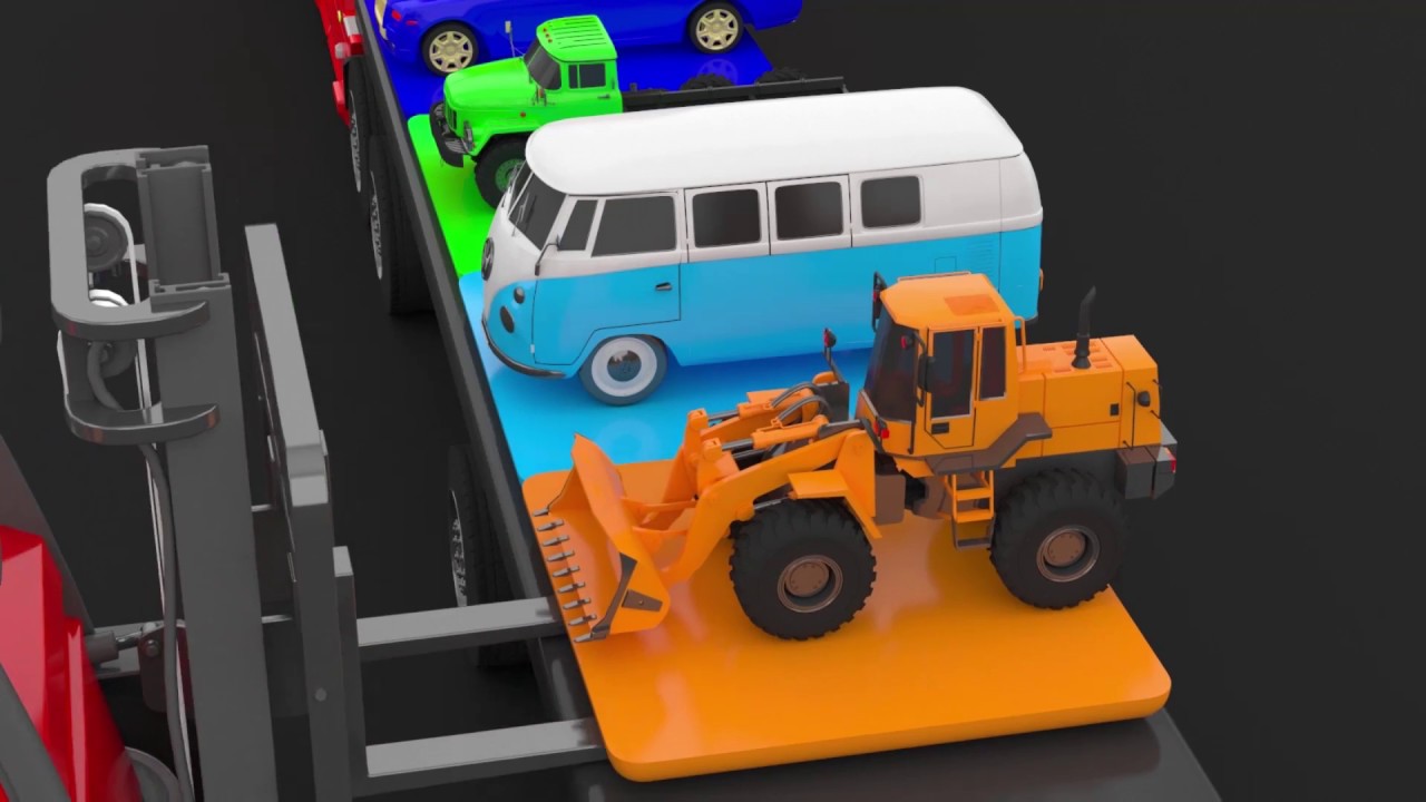 Learn Colors With Cars, Colors for Children Street Vehicles & Cars ...