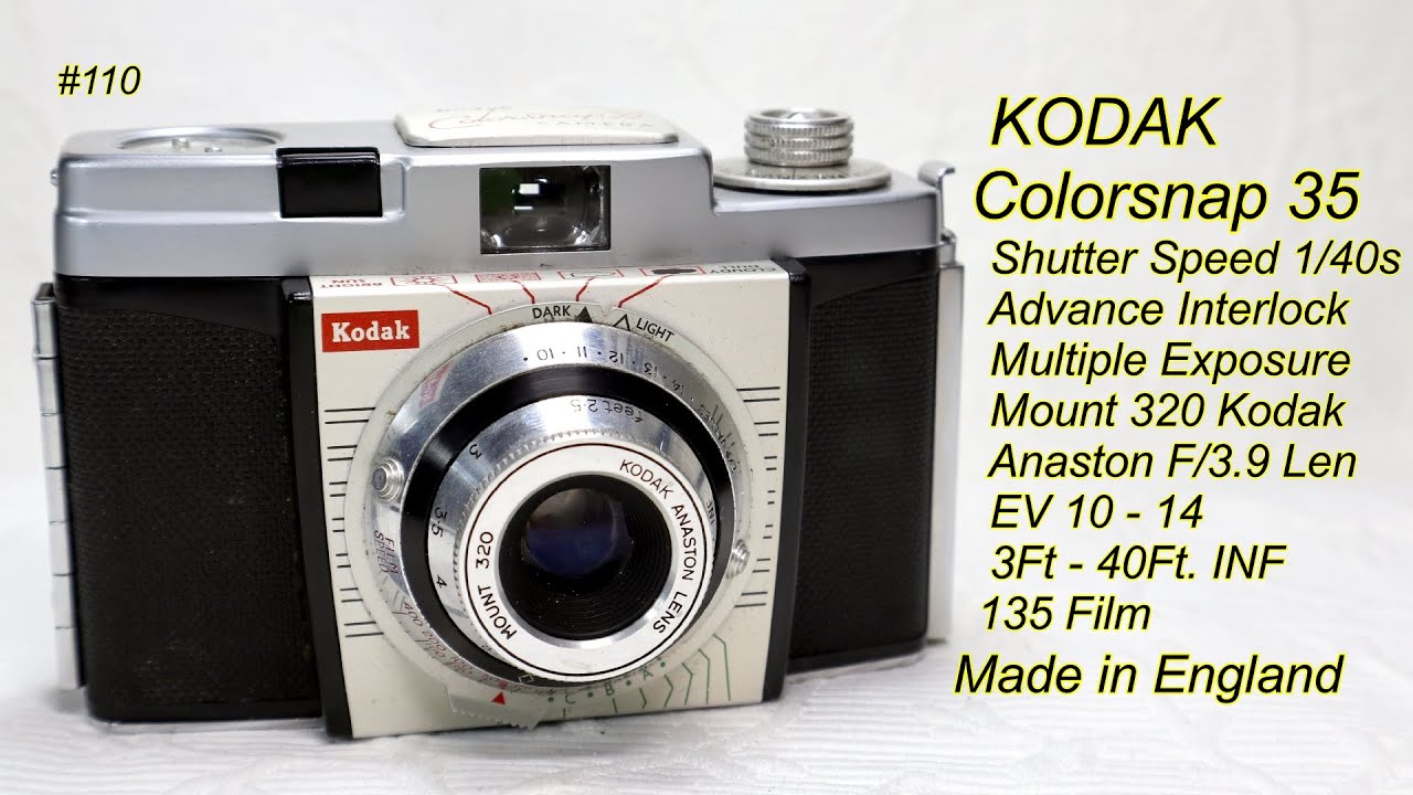 KODAK Colorsnap 35. 1959 - YouTube
