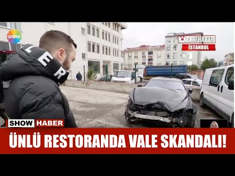 Ünlü restoranda vale skandalı!