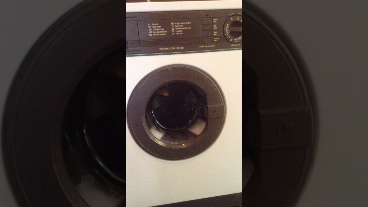 This is the first day of my 1991 Hotpoint ELECTRONIC 1000 DE LUXE 9536W ...