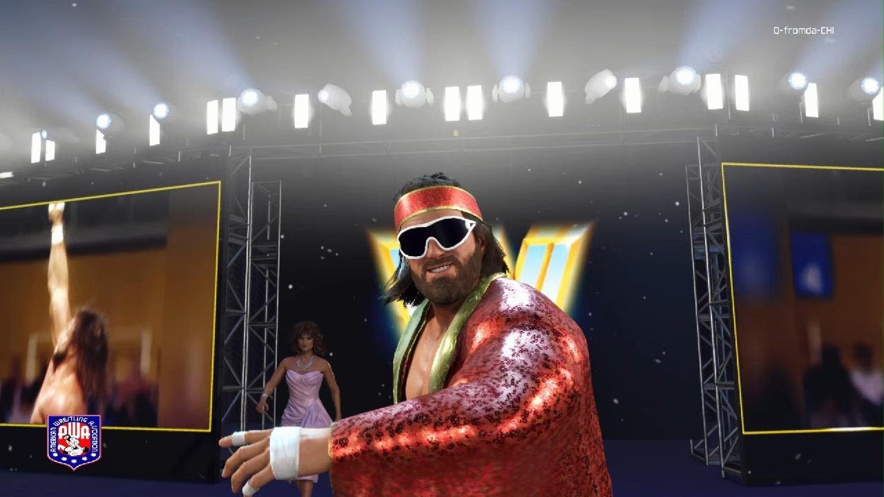 Macho Man w/Elizabeth vs. Nick Bockwinkel w/Heenan - AWA - WWE 2K25 ...