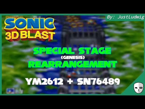 Sonic 3D Blast - Special Stage (Genesis) ReArrangement (YM2612 + SN76489) - YouTube