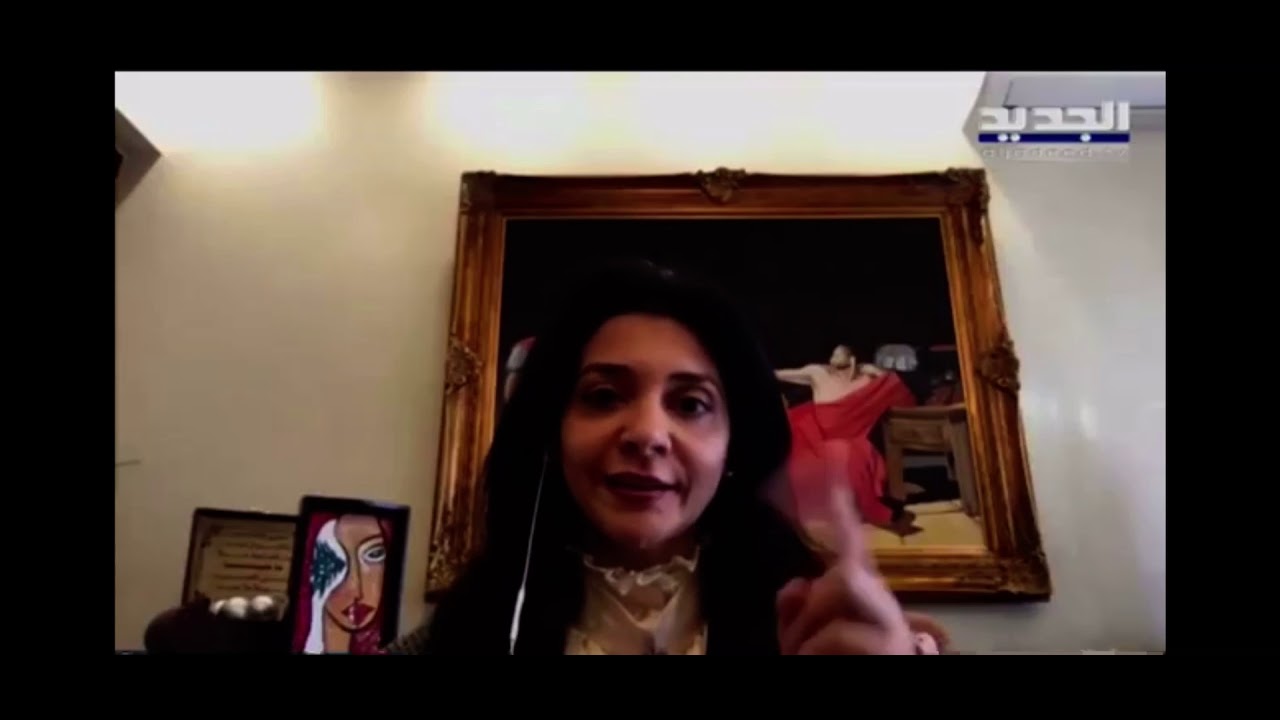 Painter Rima Assi Dalloul NTV interview feb 2021 - YouTube