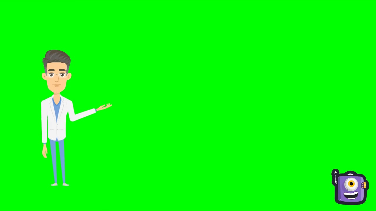 Animated Character Hello Introduction - YouTube