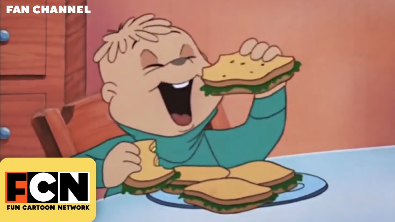 MASH-UP: Theo Is Hungry | The Chipmunks | Fun Cartoon Network - YouTube