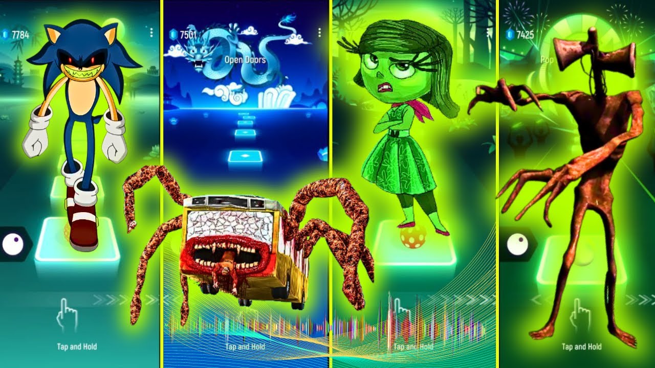 Sonic The Hedgehog vs Bus Eater vs Inside Out Disgust vs Siren Head ...