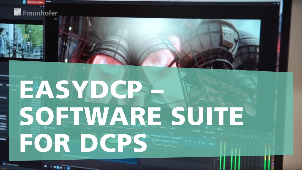easyDCP – software suite for DCPs - Fraunhofer IIS at IBC 2018 - YouTube