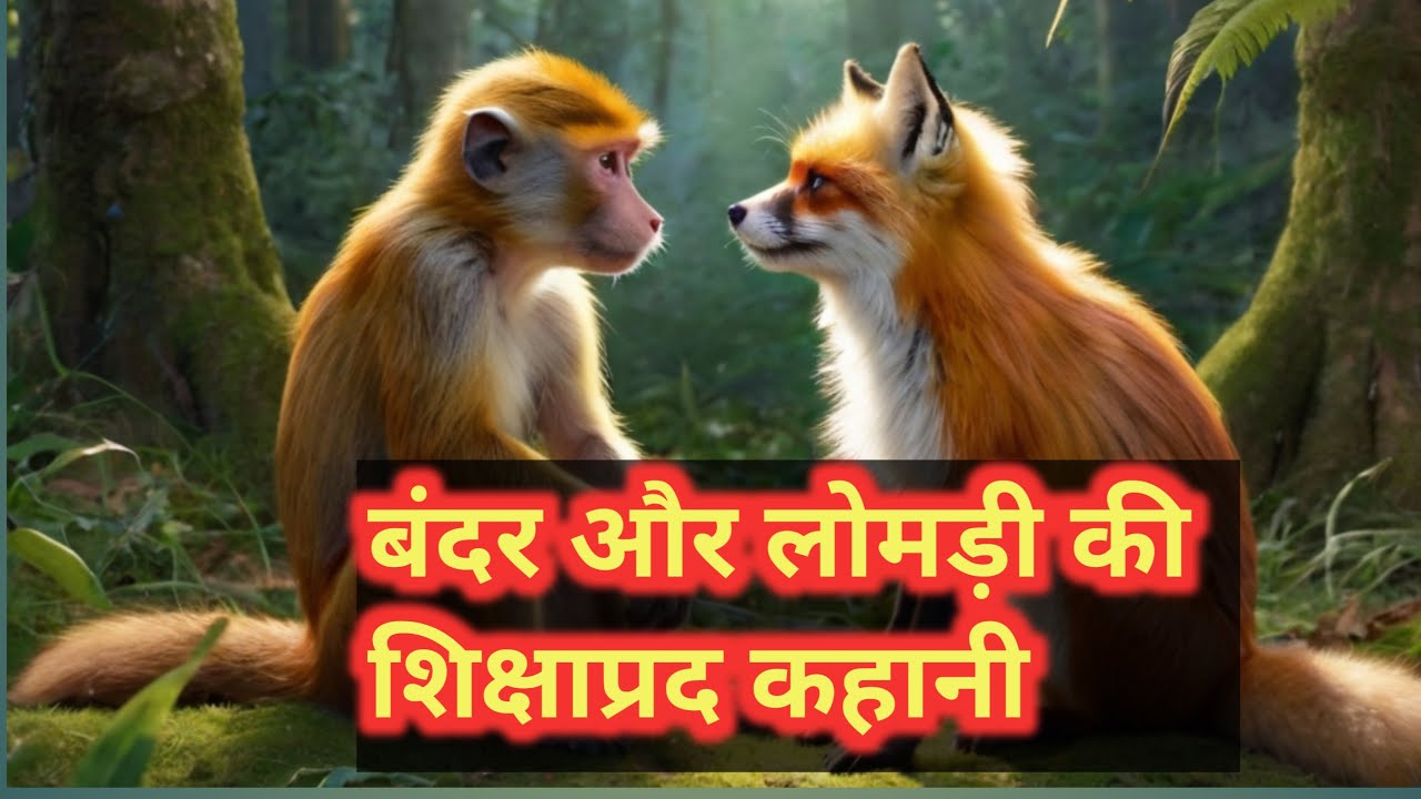 बंदर और लोमड़ी की शिक्षाप्रद कहानी | Monkey and Fox Story | Hindi ...