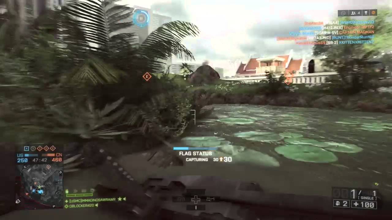 Battlefield 4 - BF4 Defibrillator kill - YouTube