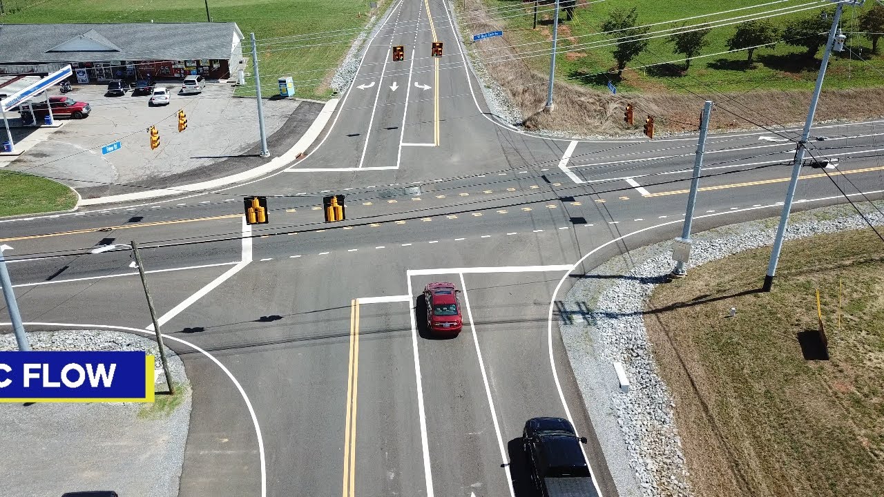 New Seymour Primary School Traffic Pattern - YouTube