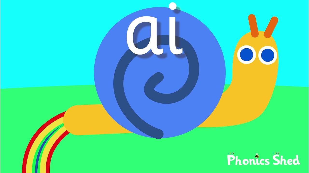Phonics Shed - Songs - ai Gail the Snail - YouTube