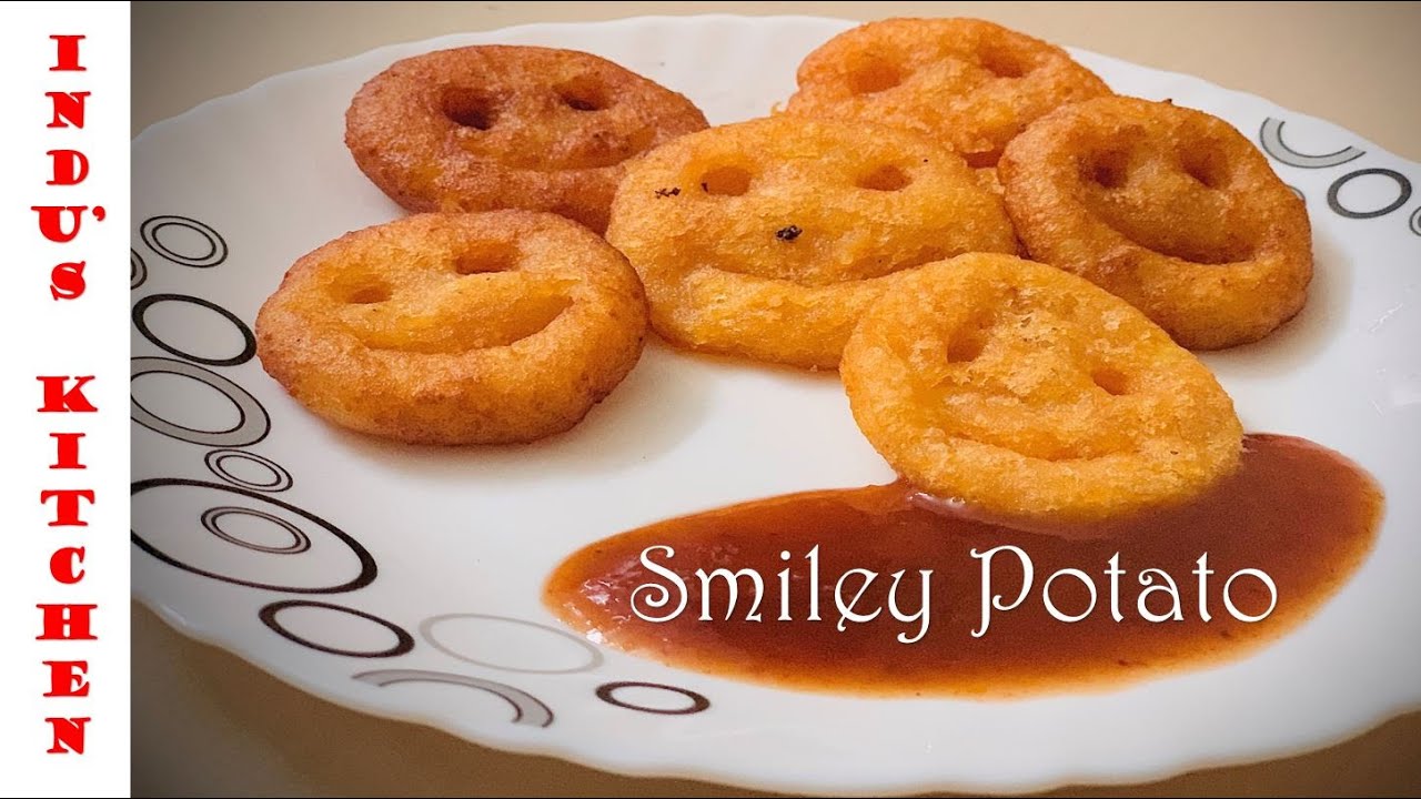Smiley Potato - Best snack for kids with only 2 main ingredients - YouTube