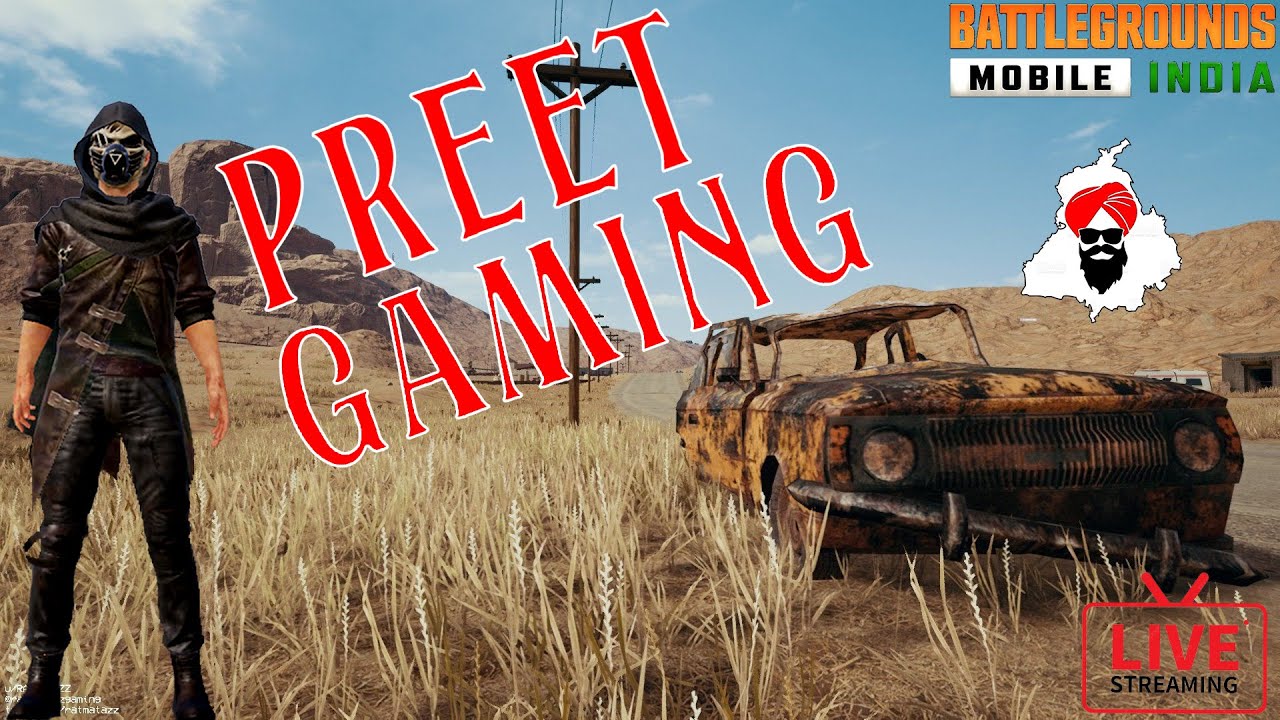 BGMI DANGAL // PREET GAMING LIVE // PUNJABI GAMER //FULL DHAKK - YouTube