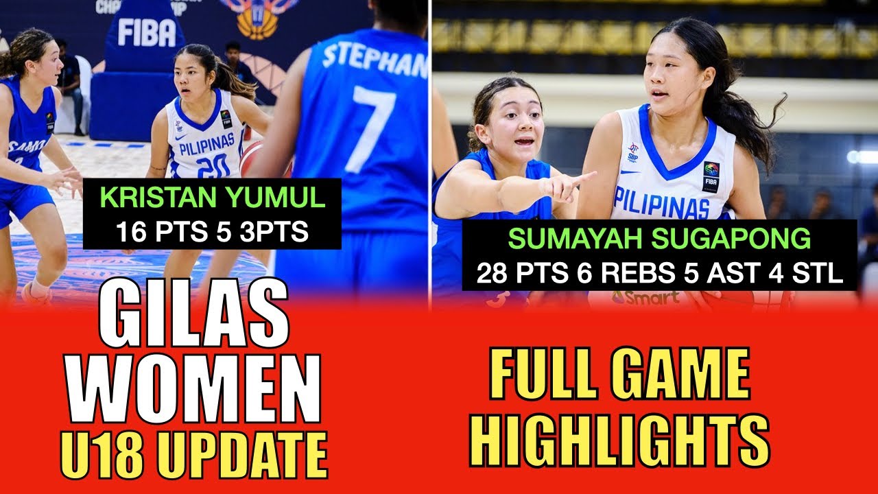 GILAS WOMENS U18 VS SAMOA FULL GAME HIGHLIGHTS - YouTube