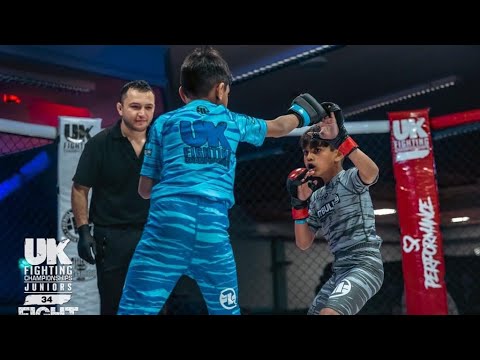 Al-Yasa Mansoor vs Yahya Adam - UKFC 34 Juniors - YouTube