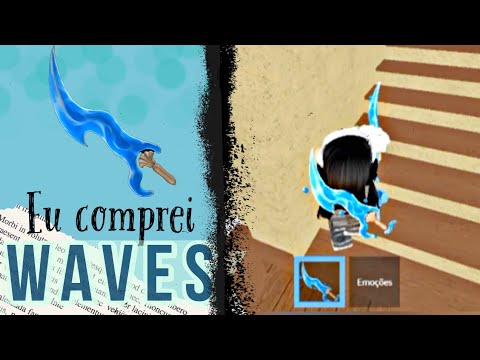 COMPREI A WAVES DO MM2,JOGANDO COM ELA|Giulia Gamer - YouTube