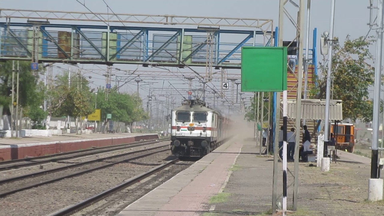 12432 TVC Rajdhani with TKD WAP-7 - YouTube