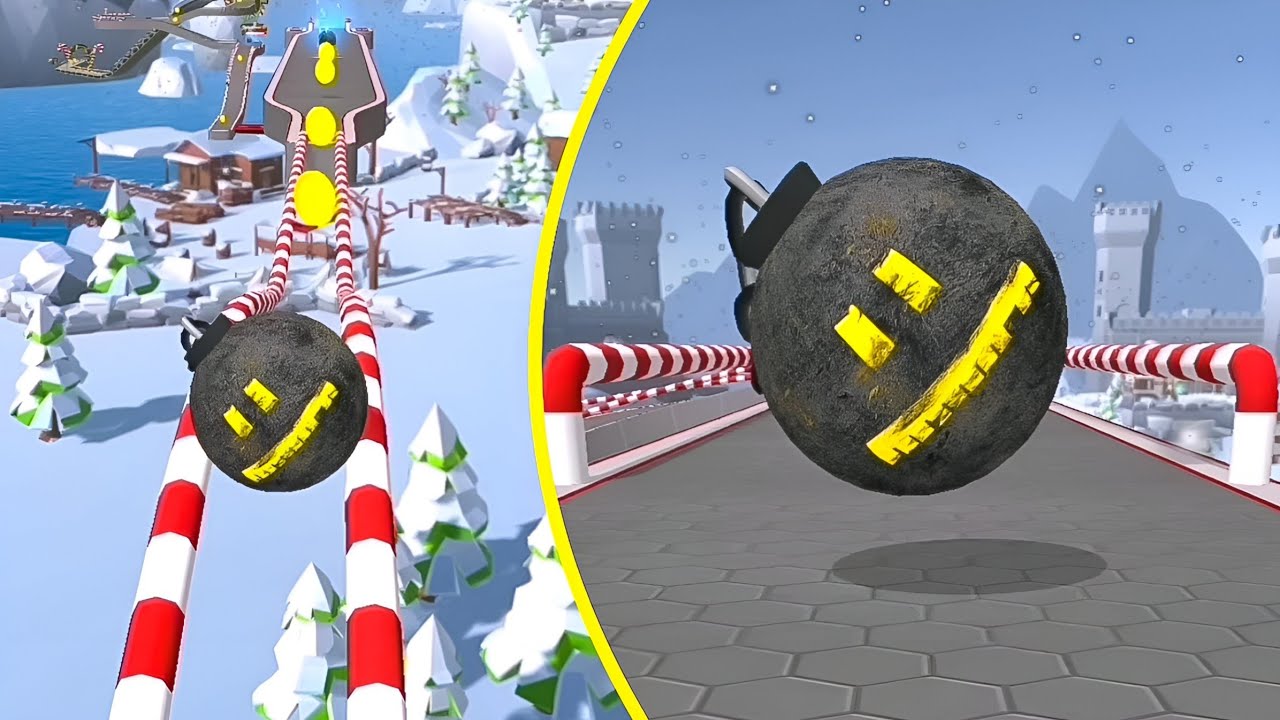 Rolling Ball Sky Escape - Gameplay SpeedRun All Levels 533 - 541 - YouTube