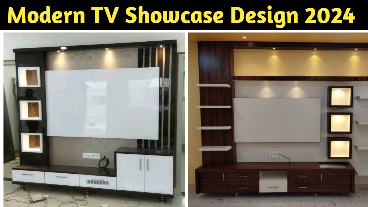 Modern TV Showcase Design 2024 || Showcase Design 🔥 - YouTube